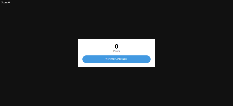 The Defender Ball Game In Javascript Free Source Code Sourcecodester